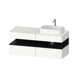 Duravit Waschtischunterschrank Qatego 140x55x60cm, E sw/we g, Pl, B r, B (QA4766016220010)