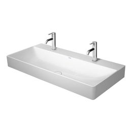 Duravit M&ouml;belwaschtisch DuraSquare 100x47cm, 2 HL, o. &Uuml;L, m HLB, wei&szlig; (2353100043)