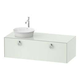Duravit Waschtischunterschrank White Tulip 130x55cm, 1 AZ m G, Beck. li, we s-matt (WT4982L3636)