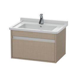 Duravit Waschtischunterschrank Ketho 65x45,5cm, leinen, 1 Auszug, wandh&auml;ngend (KT666307575)
