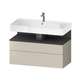 Duravit Waschtischunterschrank Qatego 99x47x59cm, gra m/ta m, 1 Kast, m B (QA4395049910010)