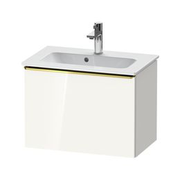 Duravit Waschtischunterschrank D-Neo Compact 61x37,2, g pol/wei&szlig; hgl, 1 Ausz., wandh&auml;ngend (DE4268034220000)