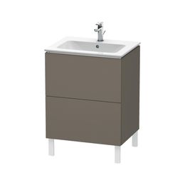 Duravit Waschtischunterschrank L-Cube 62x48,1cm, f Gr s-matt, 2 Ausz., steh. (LC662509090)