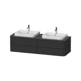 Duravit Waschtischunterschrank o. ES Happy D.2 Plus 40,8x160cm, 4 SchKa., BP b, graph matt (HP4964B80800010)