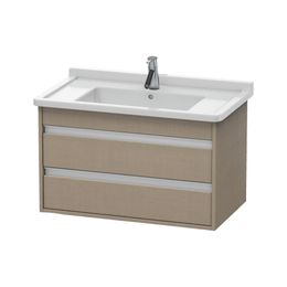 Duravit Waschtischunterschrank Ketho 80x45,5cm, lei, 2 Schubk., wandh&auml;ngend (KT664407575)