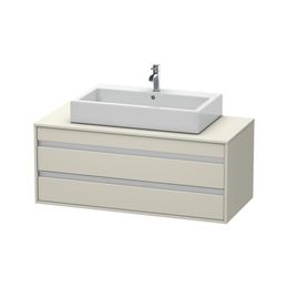 Duravit Waschtischunterschrank Ketho 120x55cm, T, f AWT mitt., 2 Schubk. (KT665609191)