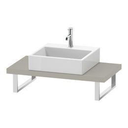 Duravit Konsole DuraStyle Compact 80-200x48cm, 1 Ausschn, St&auml;r 4.5cm, Tau (DS100C09191)
