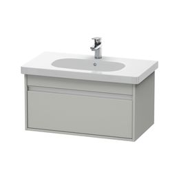 Duravit Waschtischunterschrank Ketho 80x45,5cm, betongr m, 1 Ausz., wandh&auml;ngend (KT666700707)