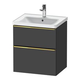 Duravit Waschtischunterschrank D-Neo 58,4x45,2x62,5cm, 1 Kast, g pol/gra ma (DE4359034490000)