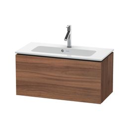 Duravit Waschtischunterschrank Compact L-Cube 82x39,1cm, Nussb Nat, 1 Ausz., wandh&auml;ngend (LC615707979)