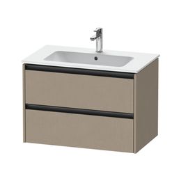 Duravit Waschtischunterschrank Ketho.2 81x48cm, lei, 2 Schubk&auml;sten, wandh&auml;ngend (K25263075750000)