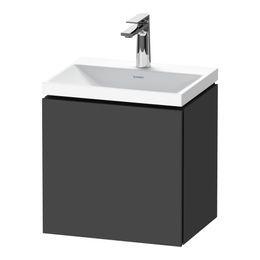 Duravit M&ouml;bel-Set L-Cube 45x35x48cm, 1 T&uuml;r, An L, m HL, graph ma (LC6948O49490000)