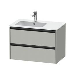 Duravit Waschtischunterschrank Ketho.2 81x48x54,9cm, f WT m B li, betongr ma (K25267007070000)