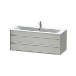 Duravit Waschtischunterschrank Ketho 120x47,5cm, betongr ma, 2 Schubk., wandh&auml;ngend (KT643100707)