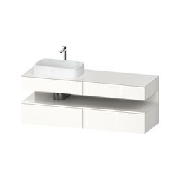 Duravit Waschtischunterschrank Qatego 160x55x60cm, w g, Konsolenpl., Beck. li (QA4777022220000)