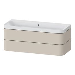 Duravit M&ouml;belwaschtisch Happy D.2 Plus 117,5x49cm, 2 Schubk., o. HL, Tau matt (HP4349N83830000)