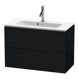 Duravit Waschtischunterschrank Compact L-Cube 82x39,1cm, Ei sw, 2 Schubk., wandh&auml;ngend (LC625701616)