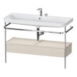 Duravit M&ouml;belwaschtisch-Kombi Happy D.2 Plus 117,5x49cm, m Kons, 1 Lad, 2 HL, T matt (HP4844E83830000)