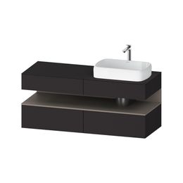 Duravit Waschtischunterschrank Qatego 140x55x60cm, ba m/Gr m, Pl, B r, B (QA4766043800010)