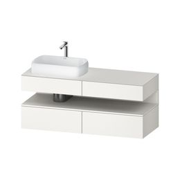 Duravit Waschtischunterschrank Qatego 140x55x60cm, w m, Pl, Beck. li, Nischenb (QA4765084840010)