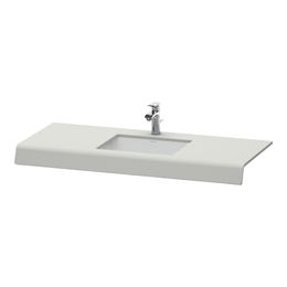 Duravit Waschtisch-Konsole DuraStyle 80-200x55x10cm, 1 Ausschn, betongr matt (DS828C00707)