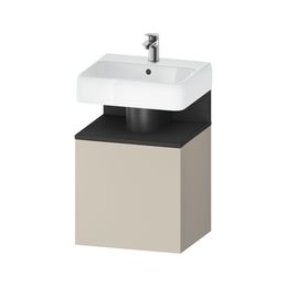 Duravit Waschtischunterschrank Qatego 49x42x64,5cm, 1 T, T l, graph m/tau matt (QA4077L49830000)