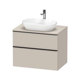 Duravit Waschtischunterschrank D-Neo 80x55cm, sw/Taup m, 2 SBK, 1 A, 1 Pl (DE49670BD910000)