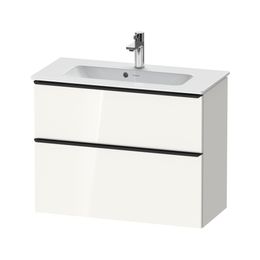 Duravit Waschtischunterschrank D-Neo Compact 81x37,2, sw/w g, 1 Kast, 1 Ausz., wandh&auml;ngend (DE43690BD220000)