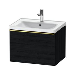 Duravit Waschtischunterschrank D-Neo 63,4x45,2cm, g pol/Ei sw, 1 Ausz., wandh&auml;ngend (DE4254034160000)