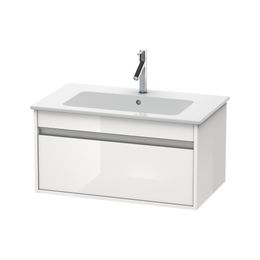 Duravit Waschtischunterschrank Ketho 80x47,5cm, we hgl, 1 Auszug, wandh&auml;ngend (KT641902222)