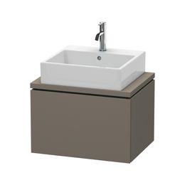 Duravit Waschtischunterschrank Compact L-Cube 62x47,7cm, f Gr s-matt, f Kons, 1 Ausz. (LC580009090)