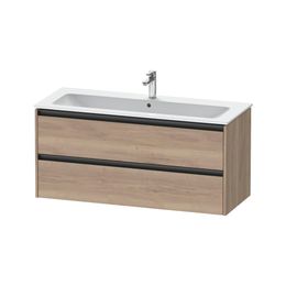 Duravit Waschtischunterschrank Ketho.2 121x48cm, Ei marm., 2 Schub., wandh&auml;ngend (K25265055550000)