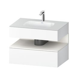 Duravit Einbauwaschtisch-M&ouml;bel-Set Qatego 80x55x60cm, w m/we m, Kon-WTU, Nischenb (QA4785084180010)