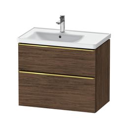 Duravit Waschtischunterschrank D-Neo 78,4x45,2cm, 1 Kast, B L, g pol/Nu dkl. (DE4357034210000)