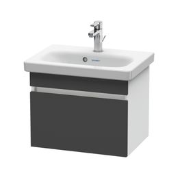 Duravit Waschtischunterschrank Com DuraStyle 50x36,8cm, graph matt/we matt, 1 Auszug (DS630304918)
