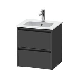Duravit Waschtischunterschrank Ketho.2 51x42x54,9cm, 2 Schub., wandh&auml;ngend, graph ma (K25261049490000)