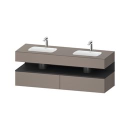 Duravit Einbauwaschtisch-M&ouml;bel-Set Qatego 160x55x60cm, Kon-WTU, graph m/bas ma (QA4797049430000)