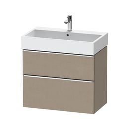 Duravit Waschtischunterschrank D-Neo 78,4x44,2cm, ch/Lein, 1 Schubk., 1 Ausz. (DE4373010750000)