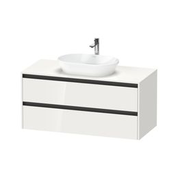 Duravit Waschtischunterschrank Ketho.2 120x55cm, w g, Pl m 1 Ausschn, wandh&auml;ngend (K24897022220000)