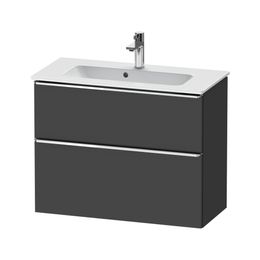 Duravit Waschtischunterschrank D-Neo Compact 81x37,2, chr/Gra m, 1 Kast, 1 A, wandh&auml;ngend (DE4369010490000)