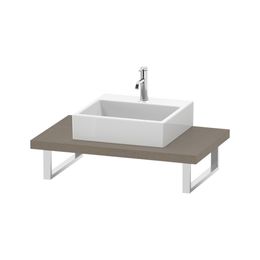 Duravit Konsole L-Cube 80-200x55cm, 1 Ausschn, St&auml;r 4.5cm, lei (LC102C07575)