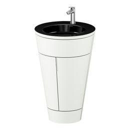 Duravit Waschtischunterschrank c-bonded Set Starck 1 56x86,4x60,5cm, st, G ES ge, we. s-matt (S19515O70360010)