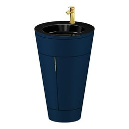 Duravit Waschtischunterschrank c-bonded Set Starck 1 56x86,4x60,5cm, st, G g p, blau s-matt (S19515O34980010)
