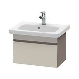 Duravit Waschtischunterschrank Com DuraStyle 58x36,8cm, taupe/basalt matt, 1 Auszug (DS637909143)