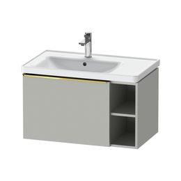 Duravit Waschtischunterschrank D-Neo 78,4x45,2cm, 1 A, B li, gol pol/grau ma (DE4258034070000)