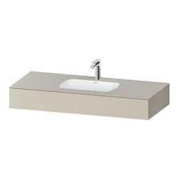 Duravit Einbauwaschtisch-M&ouml;bel-Set Qatego 120x55x17cm, T m, m K, 1 Ausschn, m &Uuml;L (QA4692083830000)