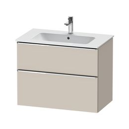 Duravit Waschtischunterschrank D-Neo 81x46,2cm, chr/Taup m, 1 Kast, 1 Ausz. (DE4362010910000)