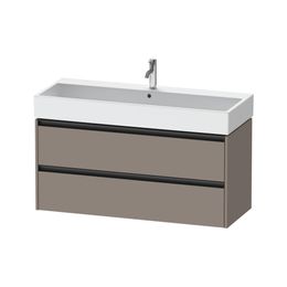 Duravit Waschtischunterschrank Ketho.2 118,4x46cm, bas. ma, 2 Schub., wandh&auml;ngend (K25279043430000)