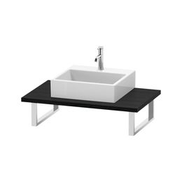 Duravit Konsole DuraStyle f AWT, 1 Ausschn, St&auml;rke 3cm, Ei sw (DS106C01616)