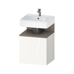 Duravit Waschtischunterschrank Qatego 49x42x64,5cm, 1 T, T l, bas. matt/we hgl (QA4077L43220000)